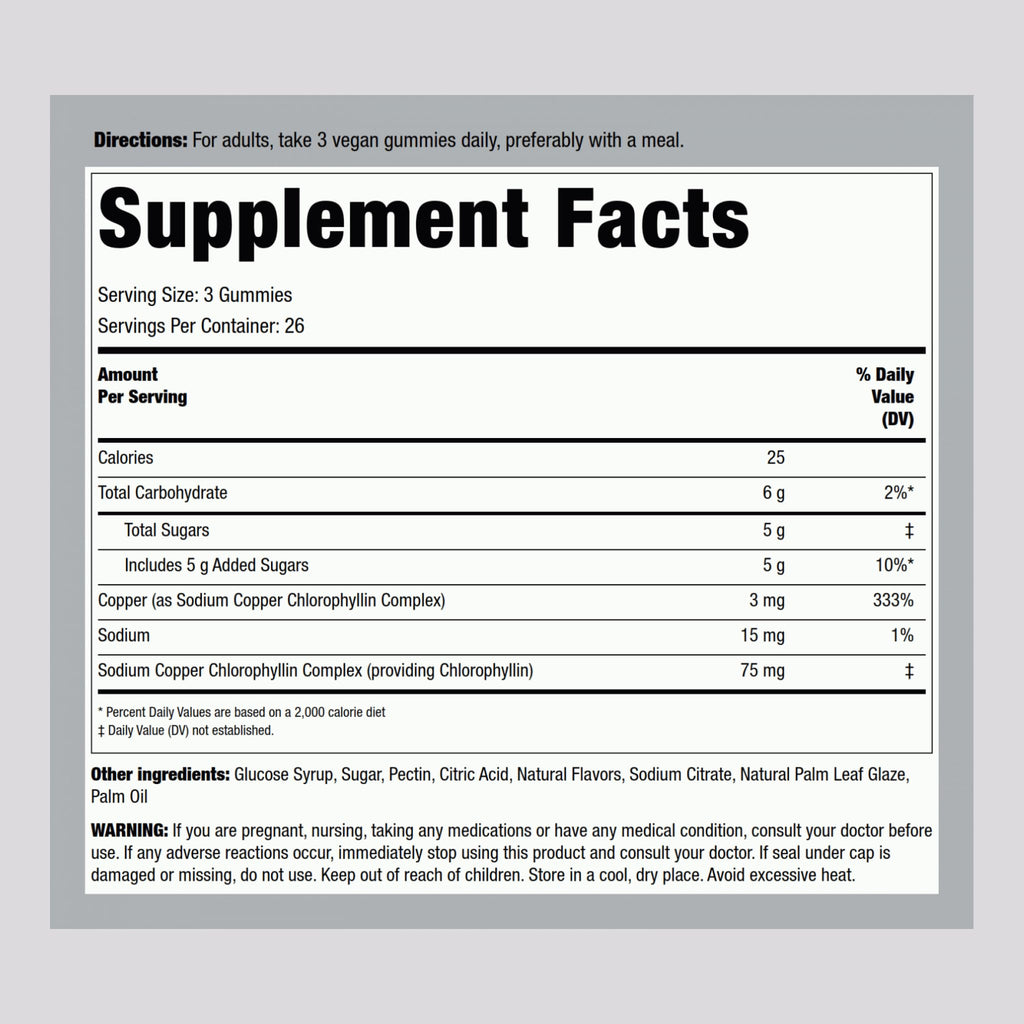 gluten free chlorophyll health benefits