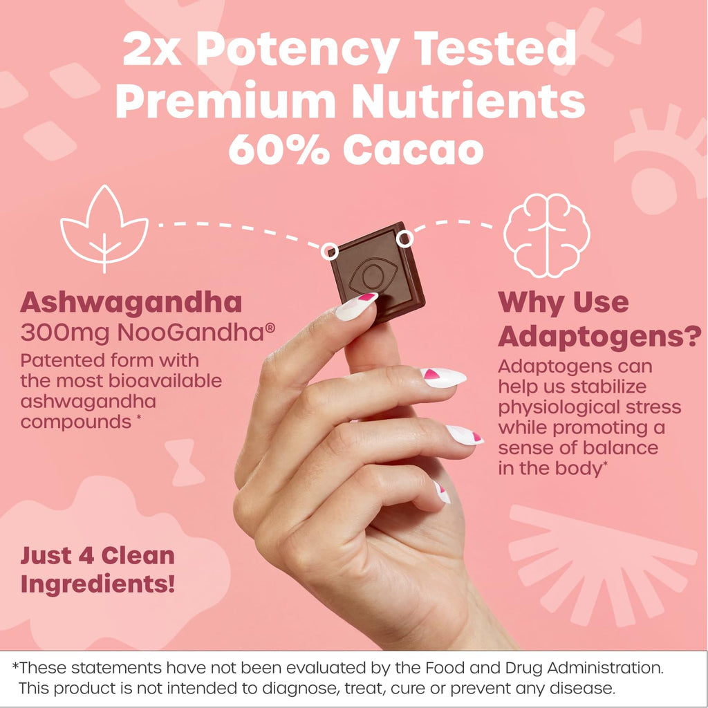 Gluten-free chocolate for calmness