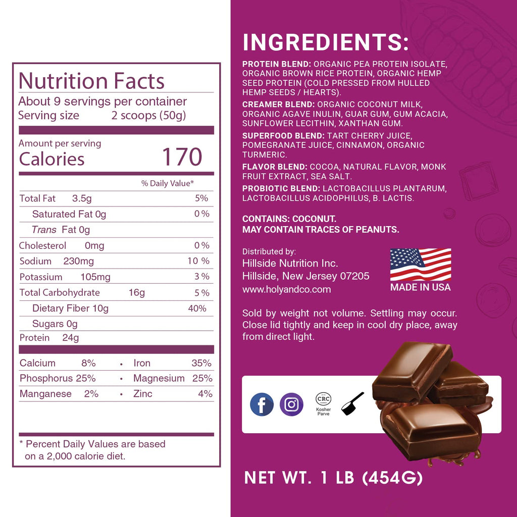 gluten free chocolate protein supplement