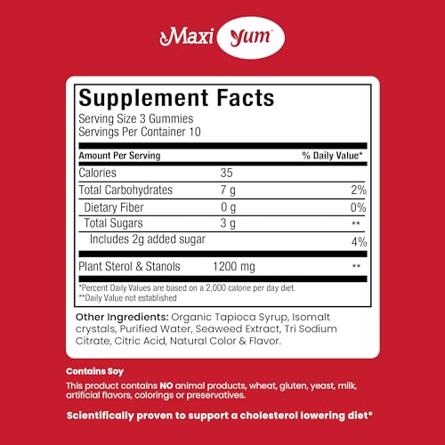 gluten-free cholesterol support gummies