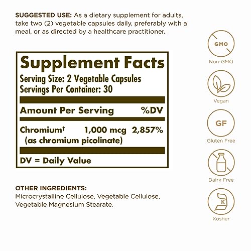 gluten free chromium capsules pack