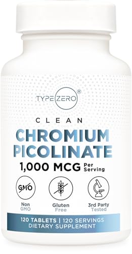 Gluten-free chromium picolinate tablets