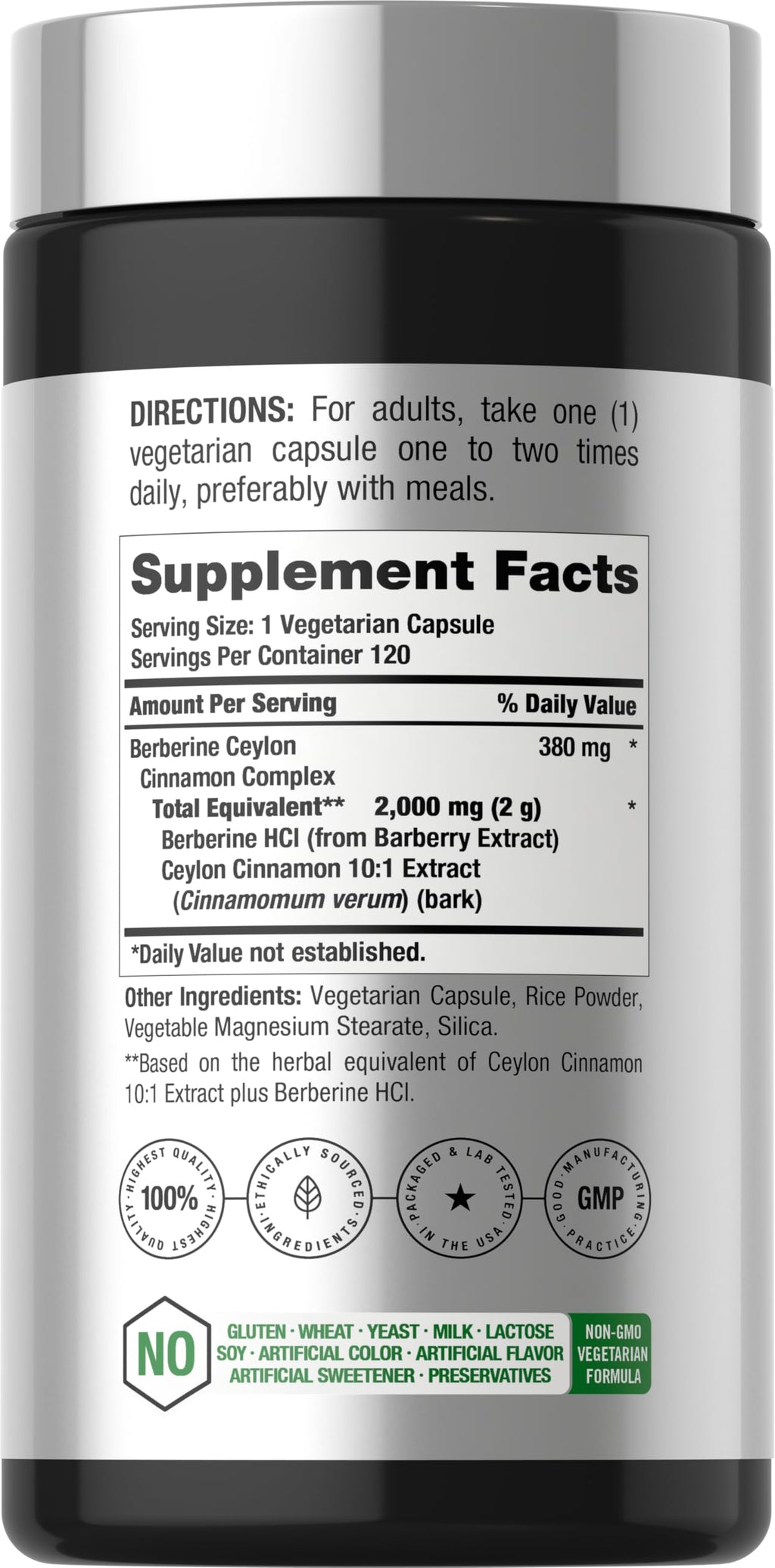 gluten-free cinnamon capsules for health