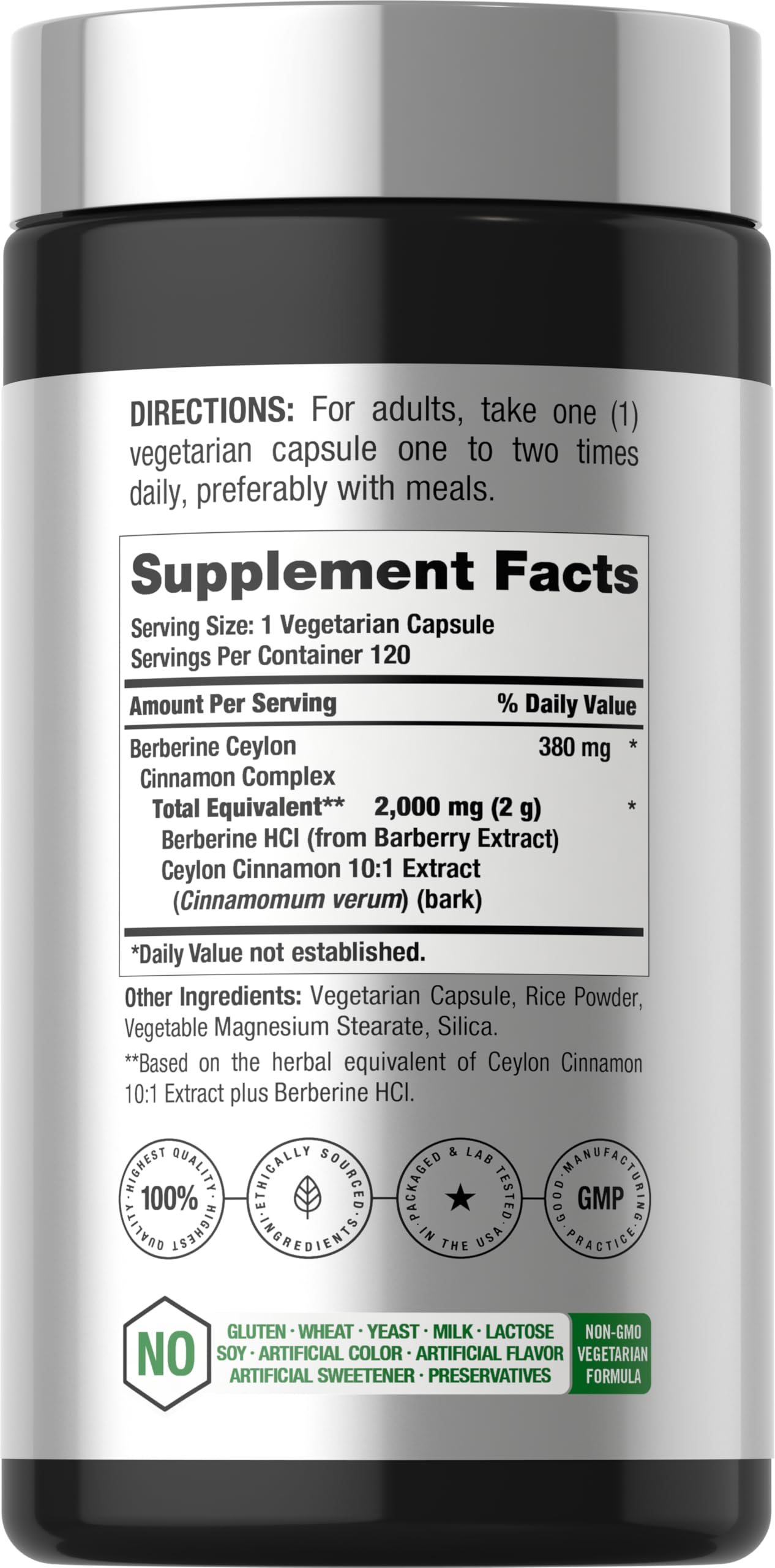 gluten-free cinnamon capsules for health