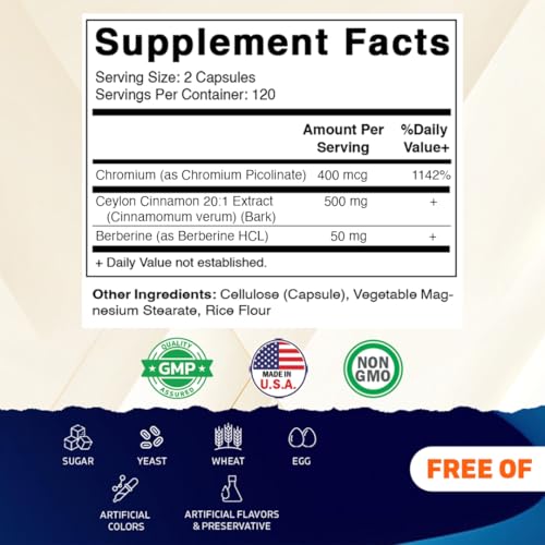Gluten-free cinnamon supplement