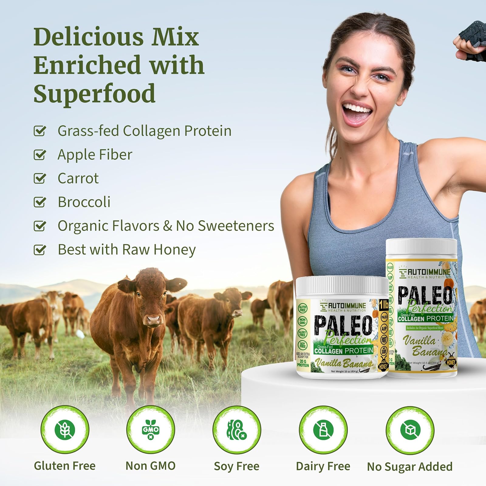gluten-free collagen protein powder