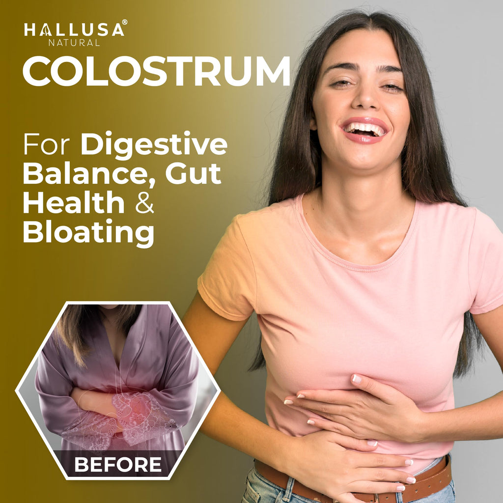Gluten-free colostrum for sensitive diets