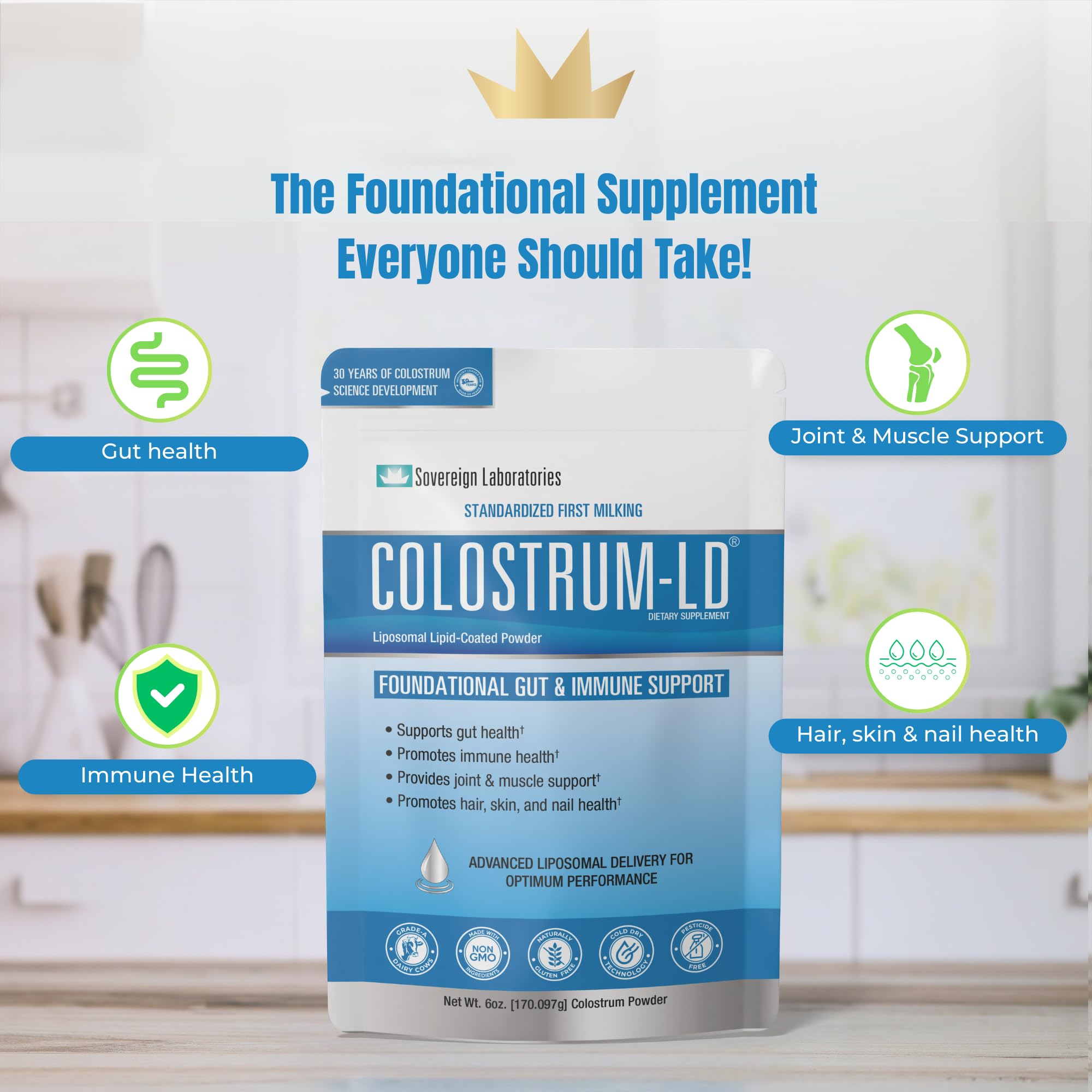 gluten-free colostrum for skin care