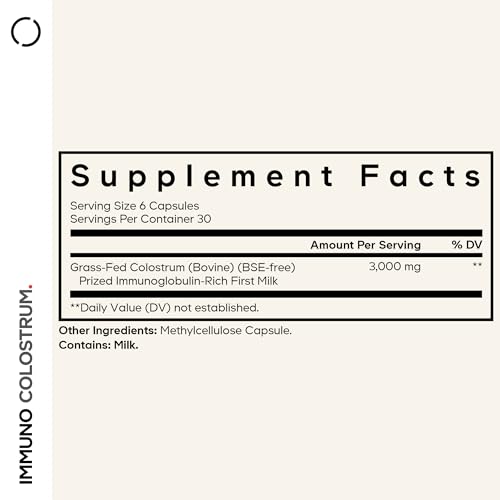 Gluten-free colostrum for wellness