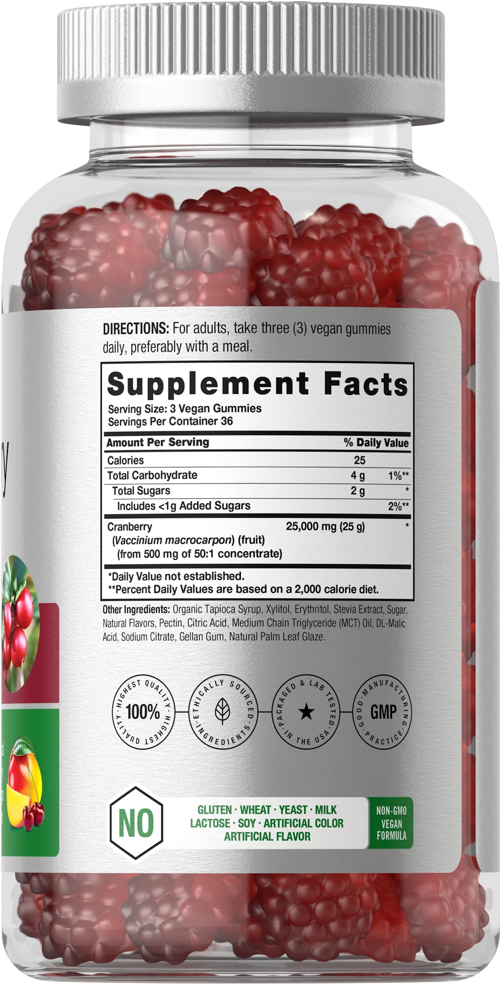 gluten-free cranberry extract benefits