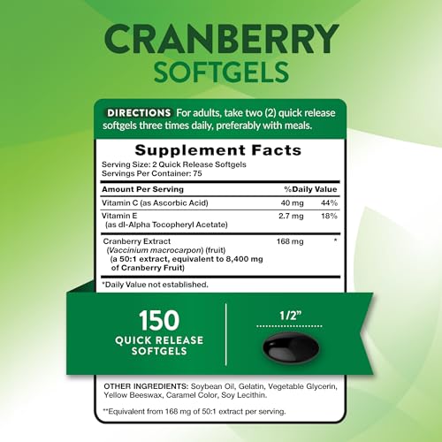 Gluten free cranberry health support