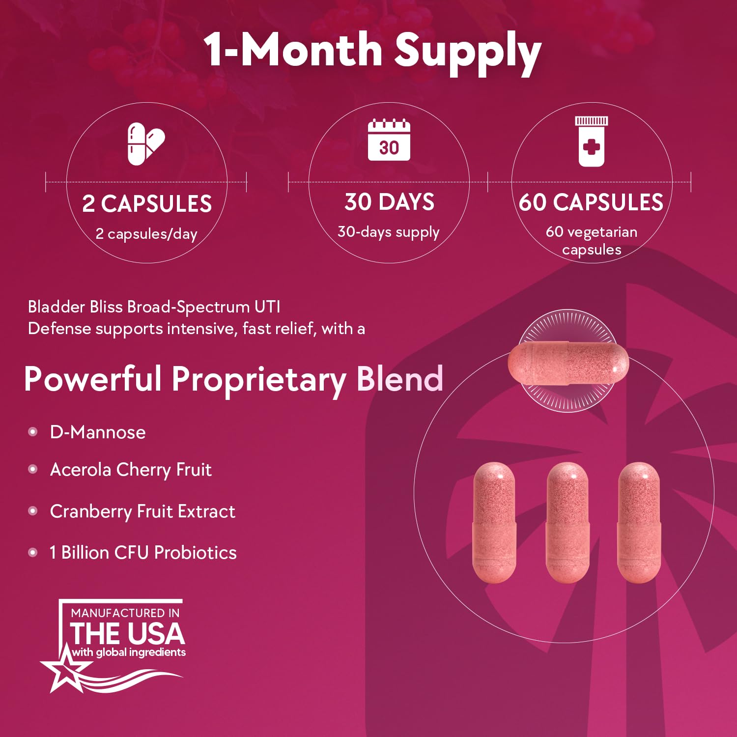 Gluten-free cranberry health support