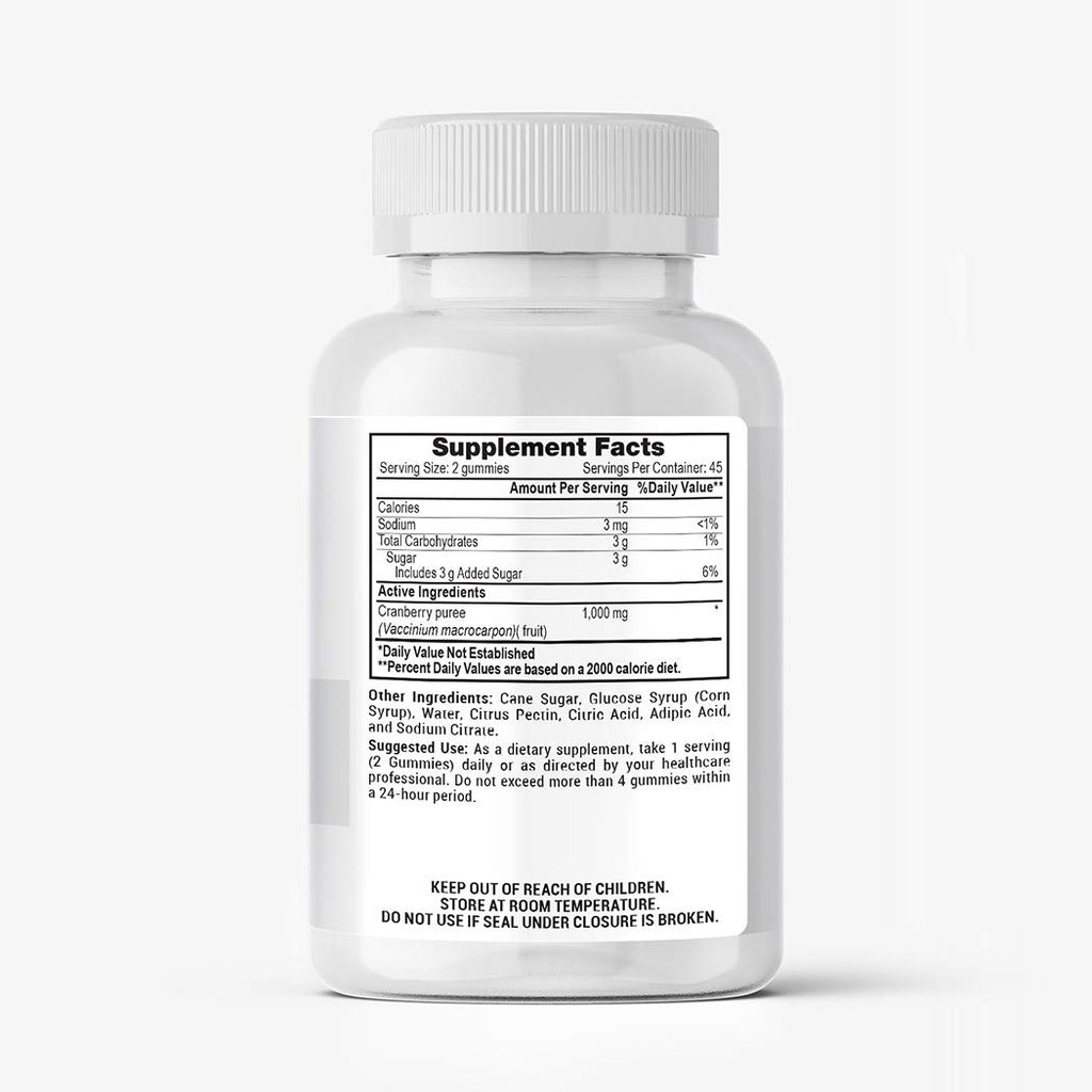gluten-free cranberry vitamin supplement