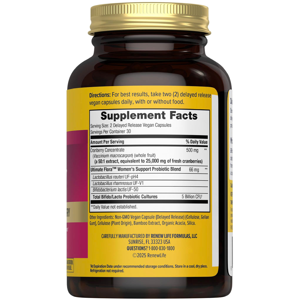 gluten-free cranberry wellness formula