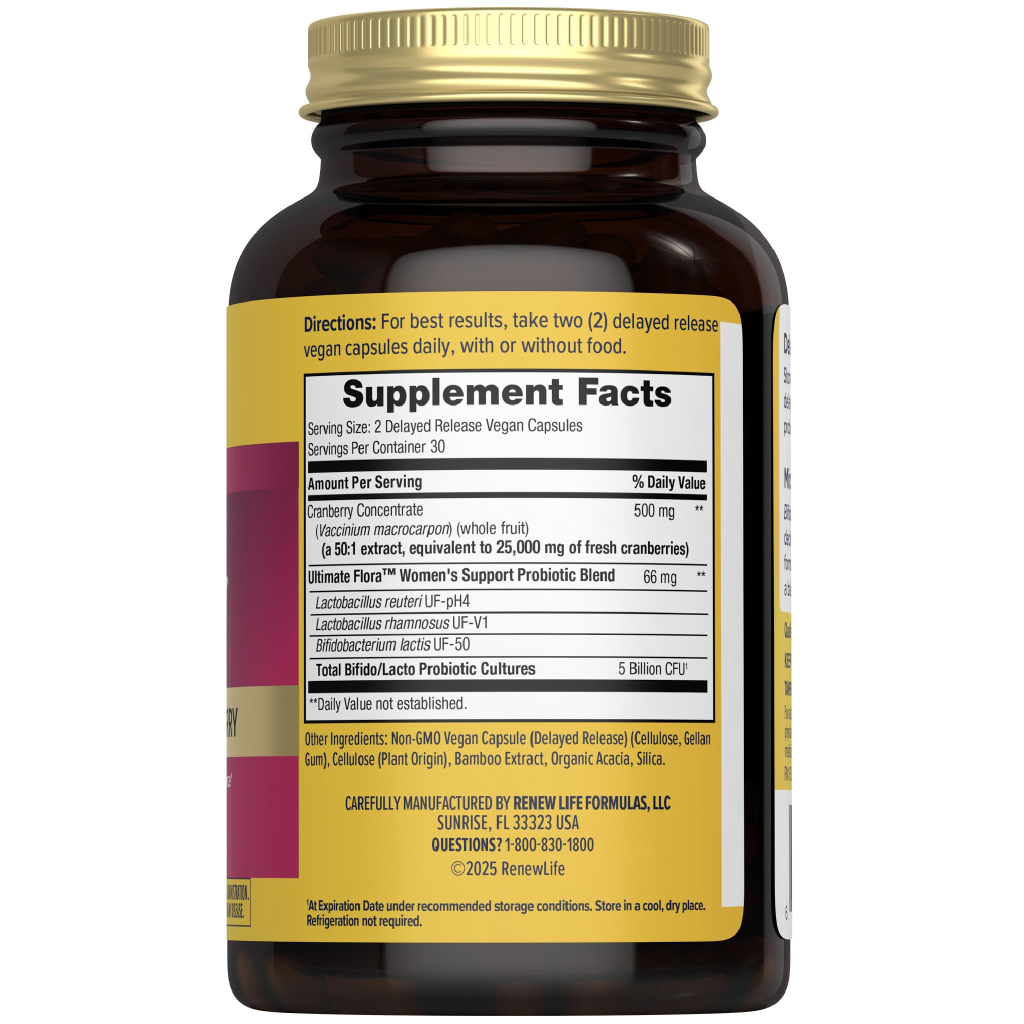 gluten-free cranberry wellness formula