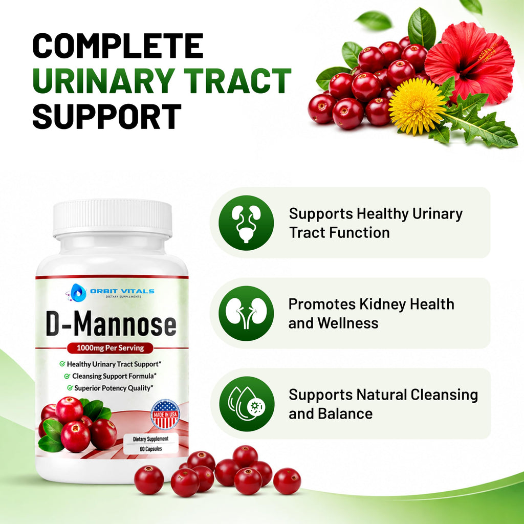 gluten-free D-Mannose for urinary wellness