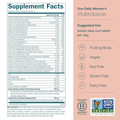 gluten free daily multivitamin tablets