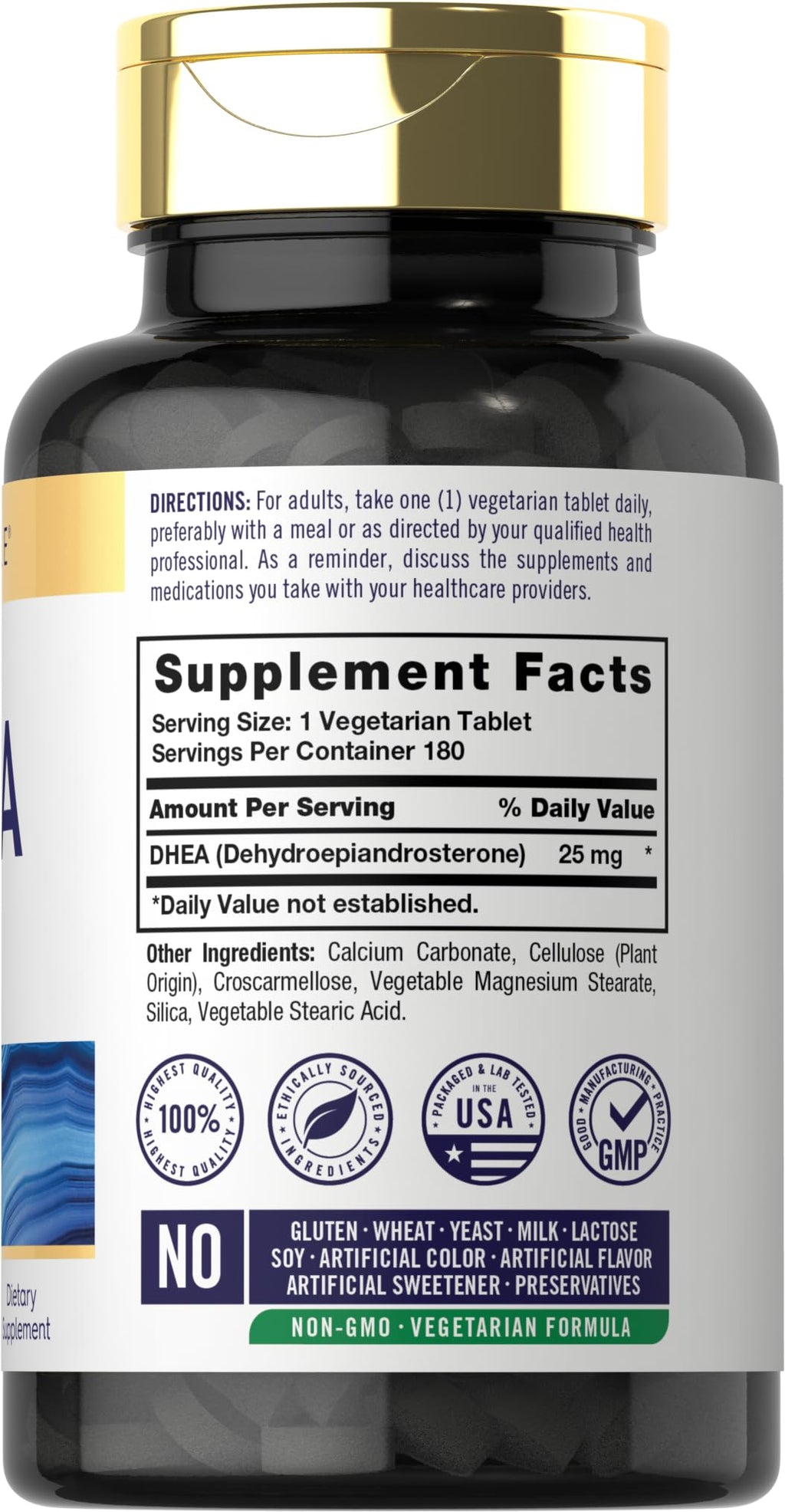 Gluten free DHEA for wellness