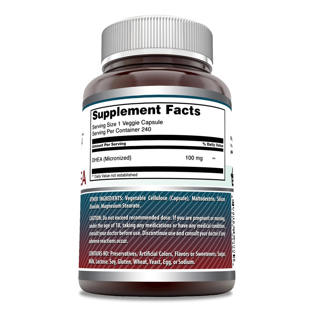 Gluten-free DHEA health support