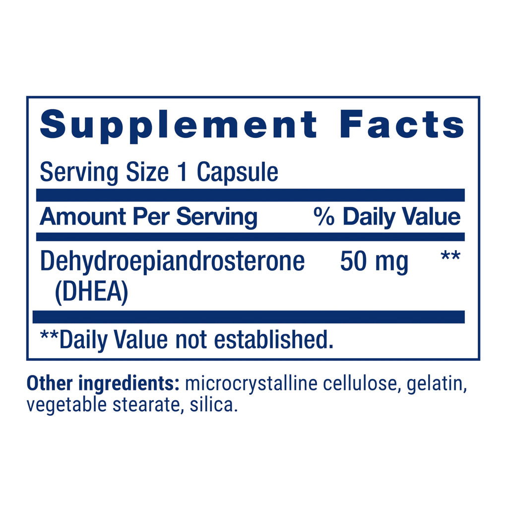 Gluten-free DHEA hormone supplement