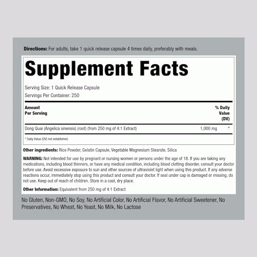 gluten-free dong quai health support