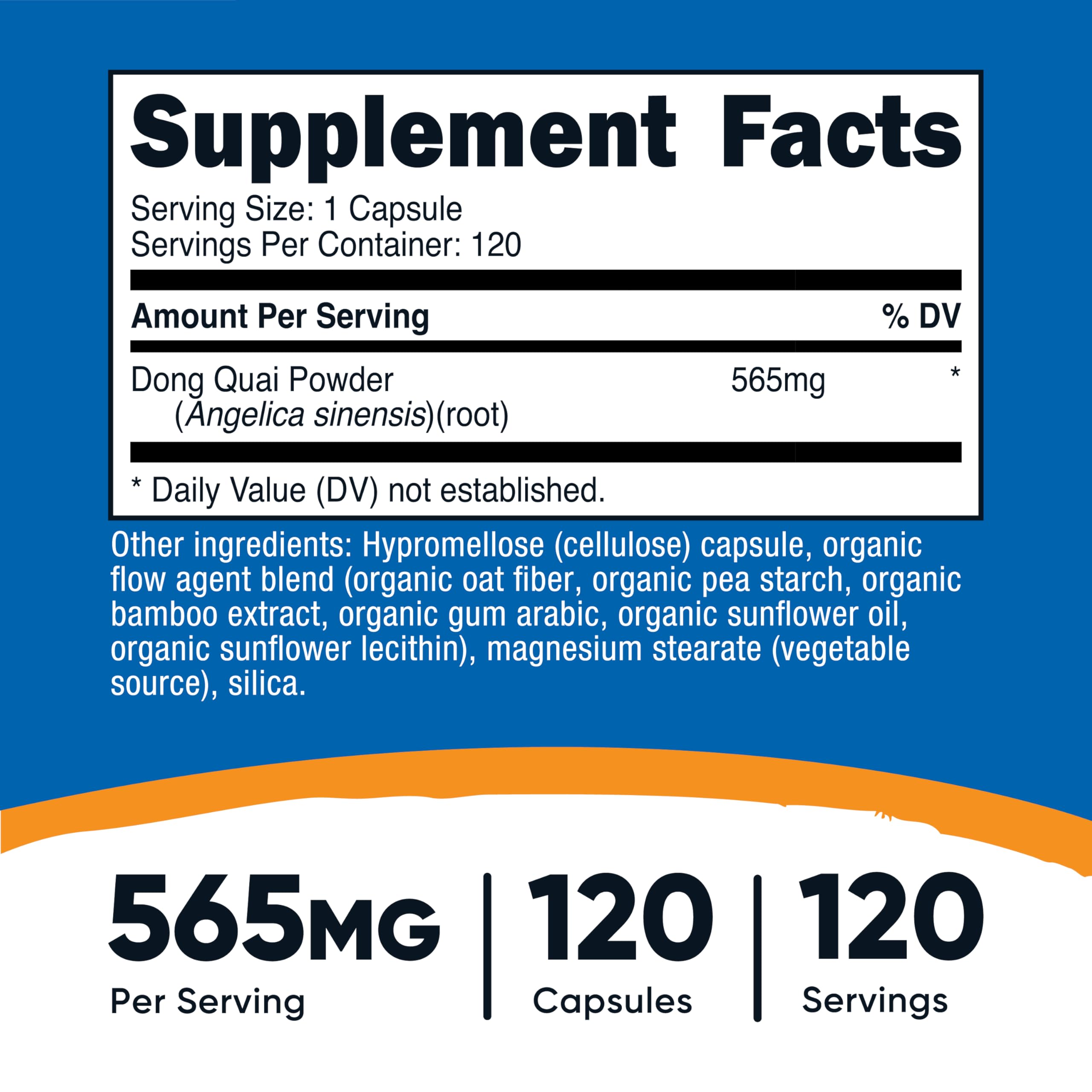 gluten-free dong quai vegetarian capsules