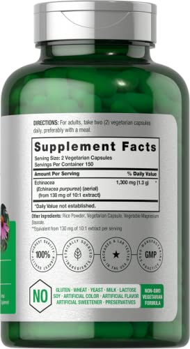 gluten-free echinacea capsules for support