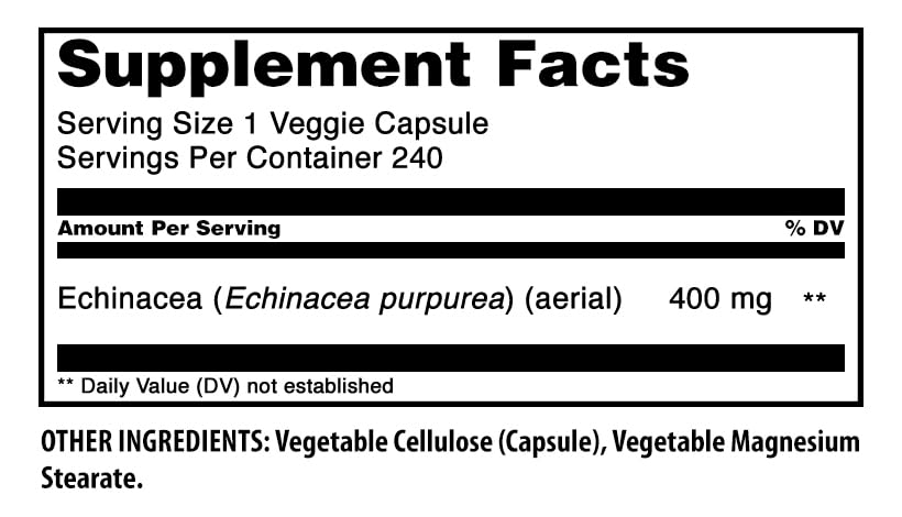 Gluten-free echinacea health benefits
