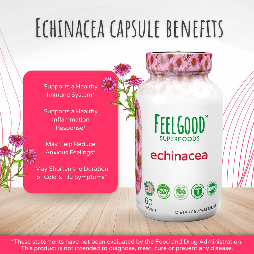 Gluten free echinacea health booster