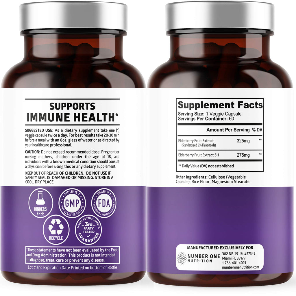 gluten-free elderberry capsules for wellness