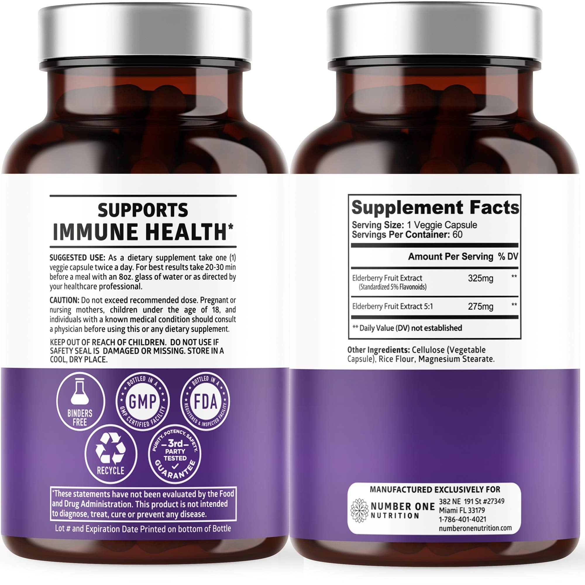 gluten-free elderberry capsules for wellness