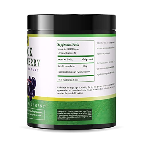 Gluten free elderberry extract capsules