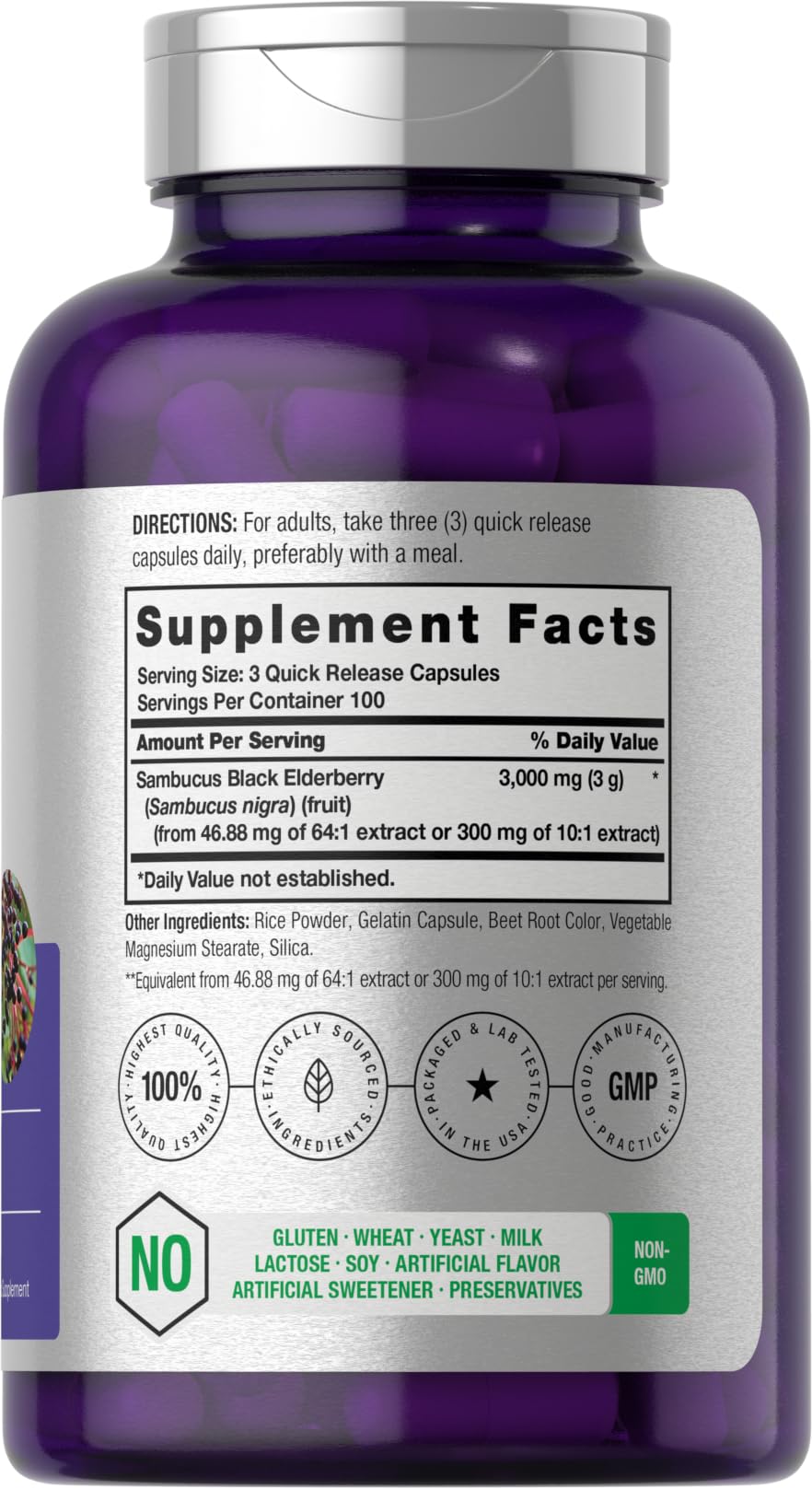 Gluten-free elderberry for daily health