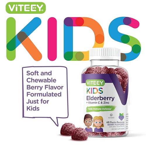 Gluten free elderberry gummies for children