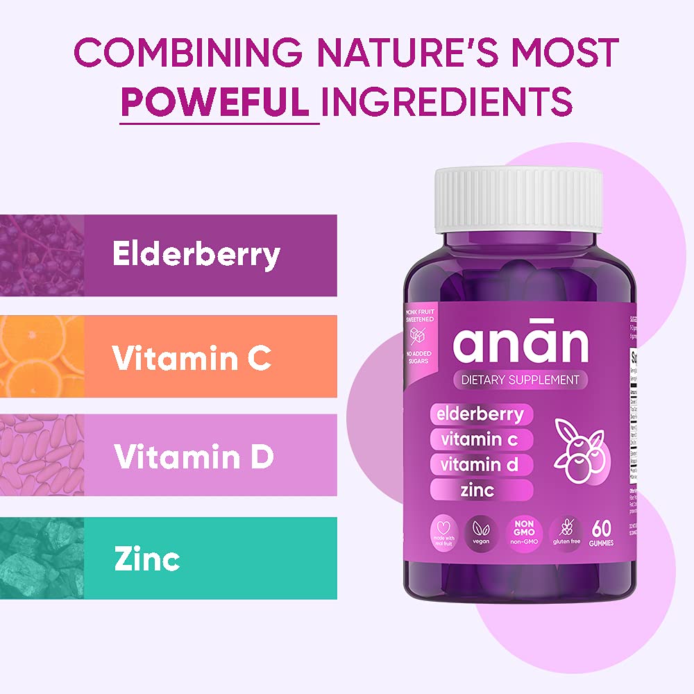 gluten free elderberry gummies for health