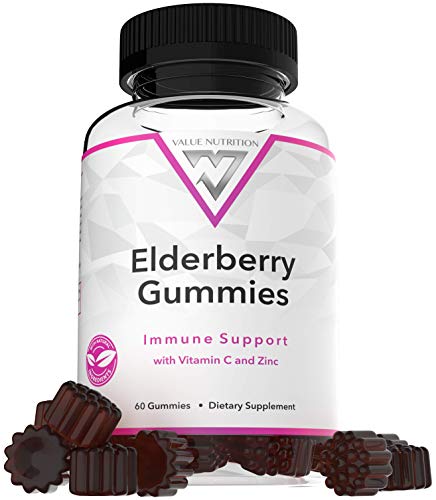 gluten-free elderberry gummies with zinc