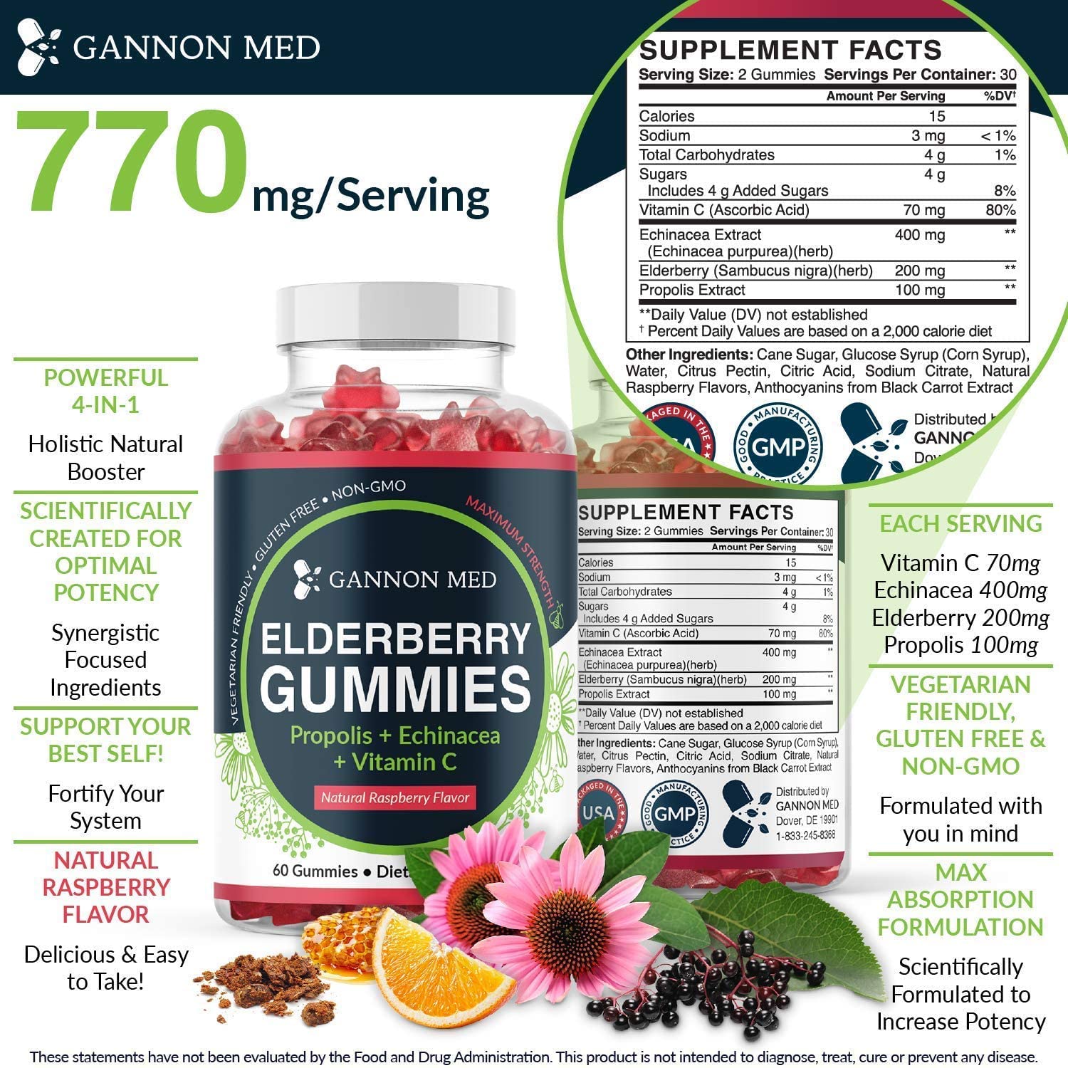 gluten-free elderberry gummy benefits