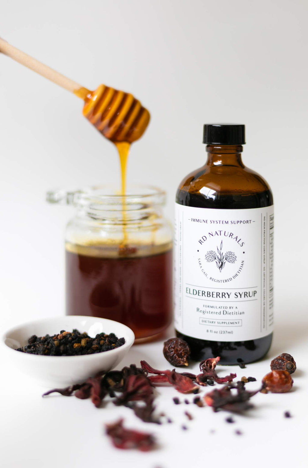 Gluten-free elderberry health supplement