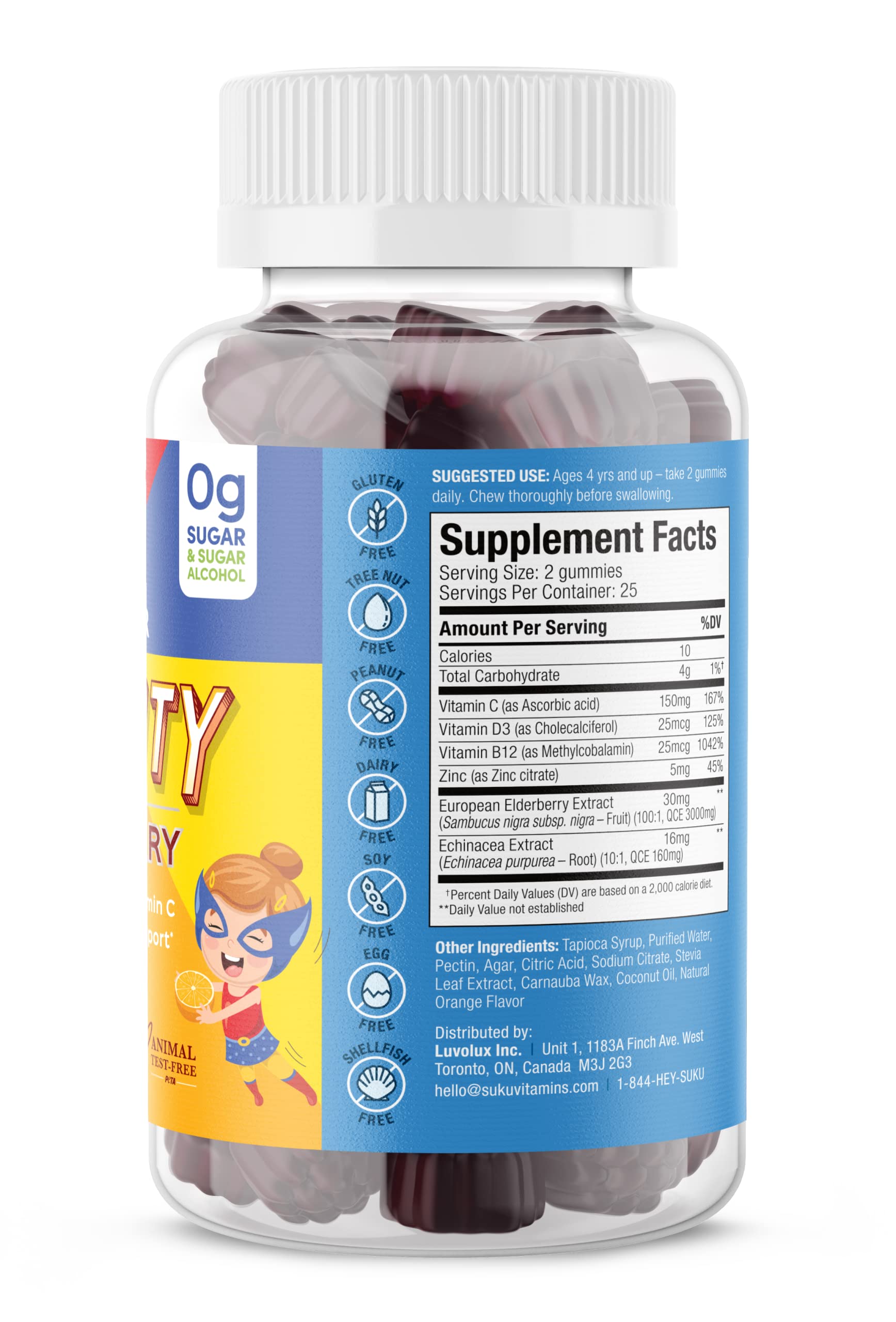 gluten-free elderberry health supplement