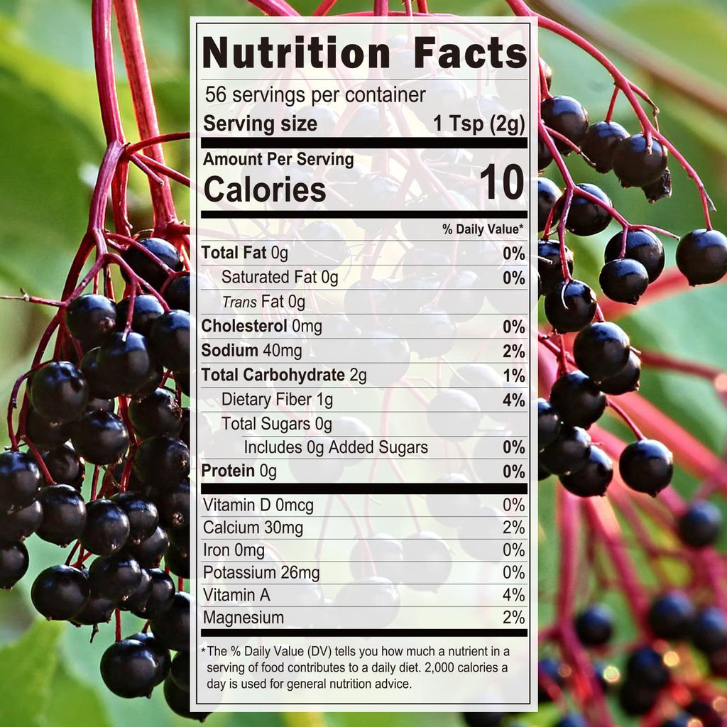 gluten-free elderberry powder benefits