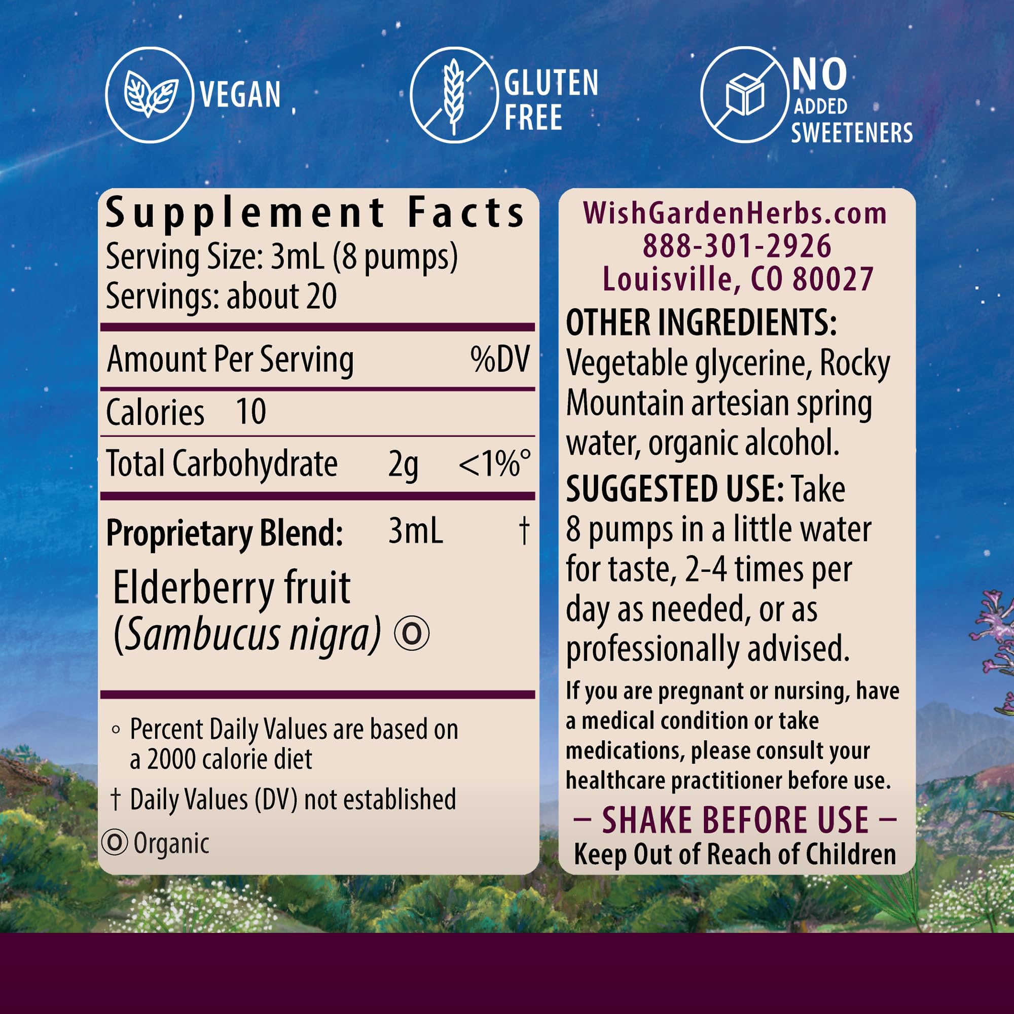 gluten-free elderberry supplement benefits