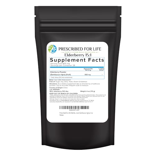 gluten-free elderberry supplement benefits