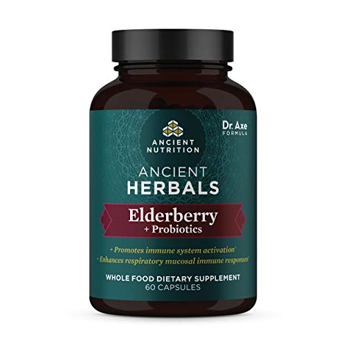 gluten free elderberry supplement capsules