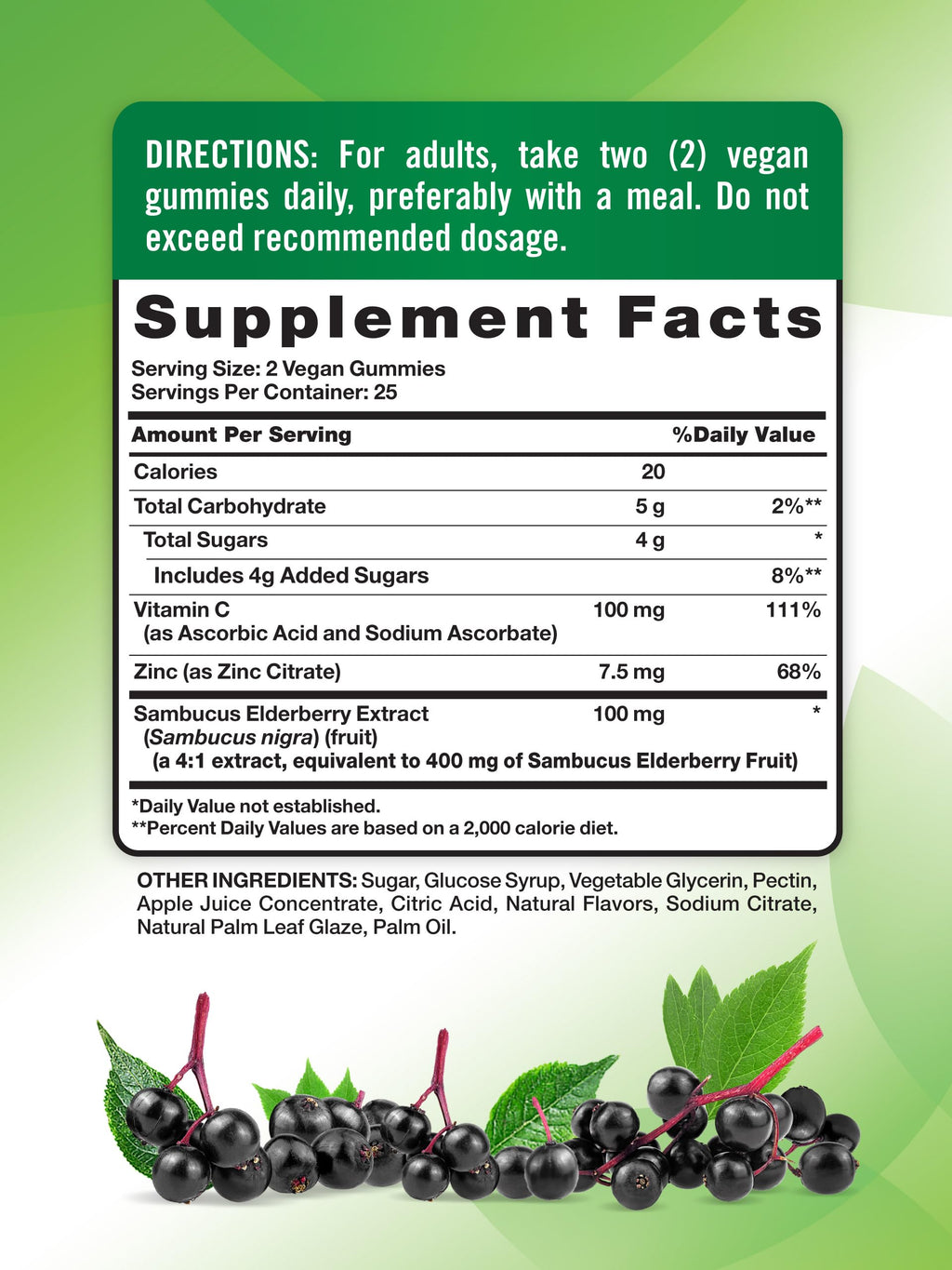 gluten free elderberry supplement for immunity