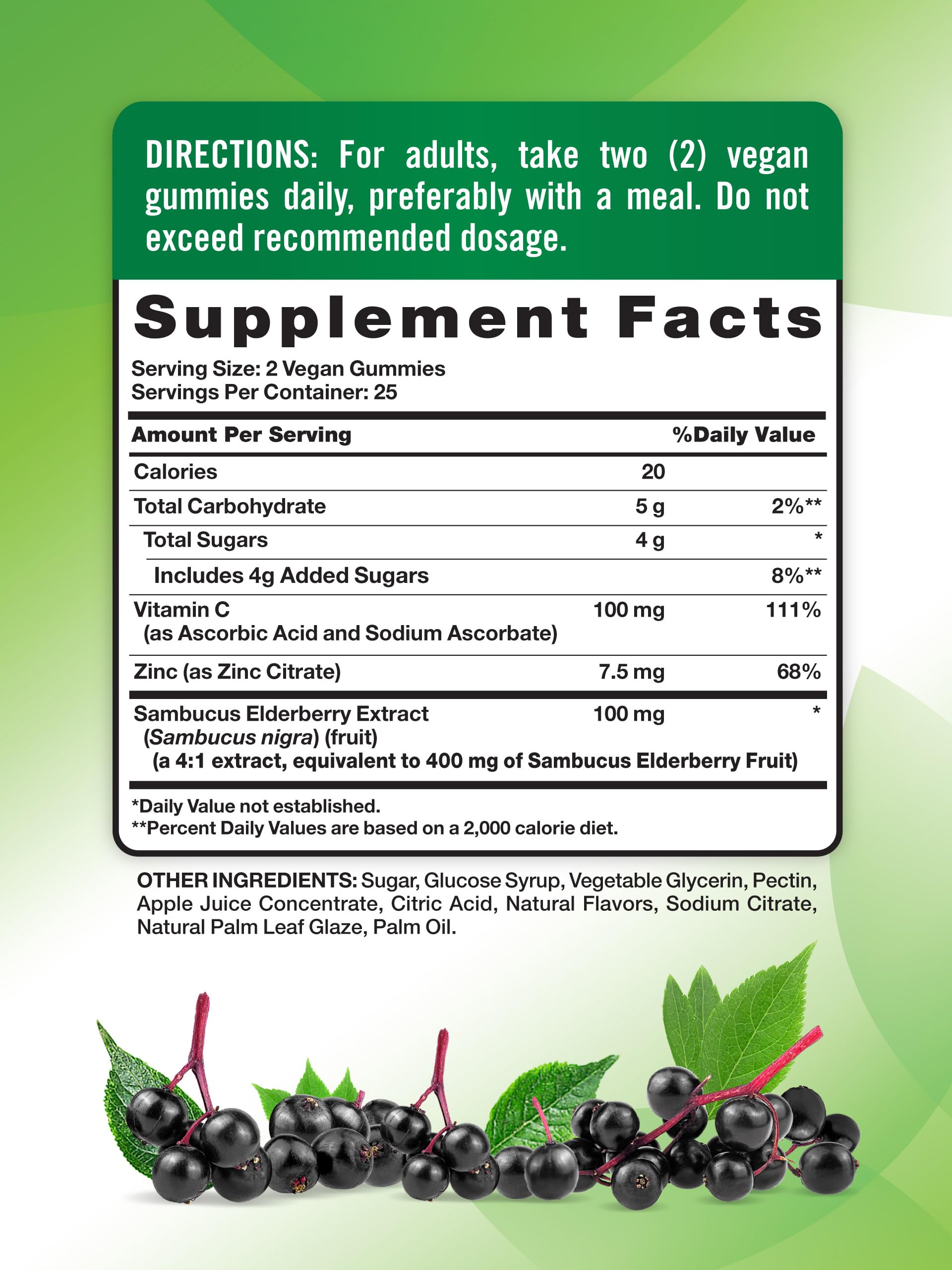 gluten free elderberry supplement for immunity
