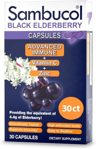 Gluten-free elderberry supplement with zinc