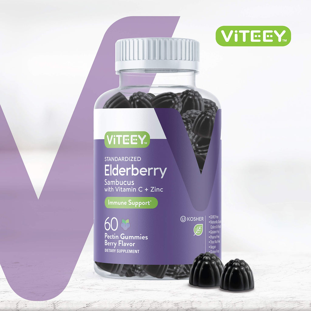 Gluten-free elderberry supplements for adults