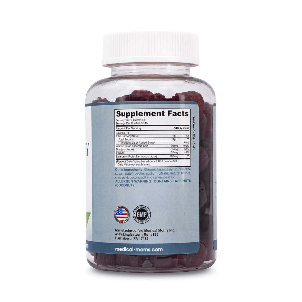 Gluten-free elderberry supplements for health