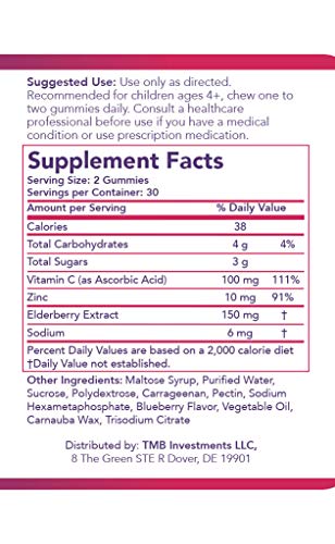 Gluten free elderberry supplements for kids