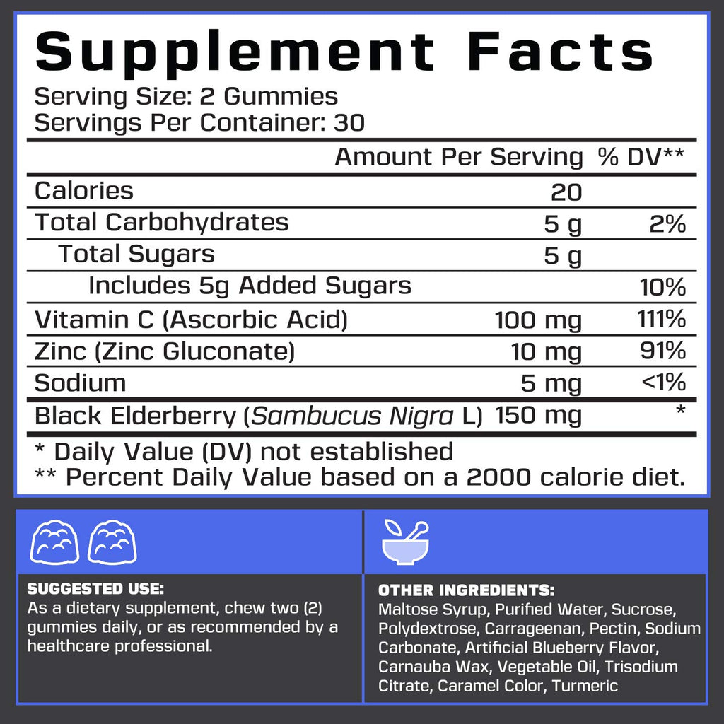 gluten free elderberry supplements